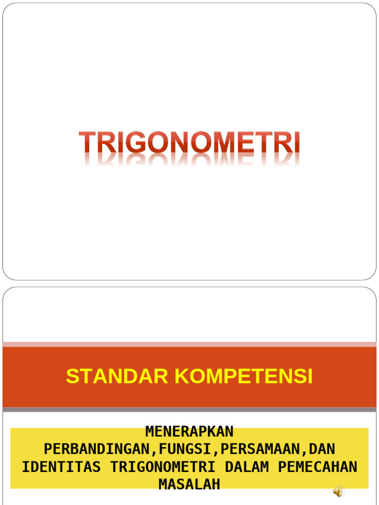 Trigonometri Part 2 | PDF
