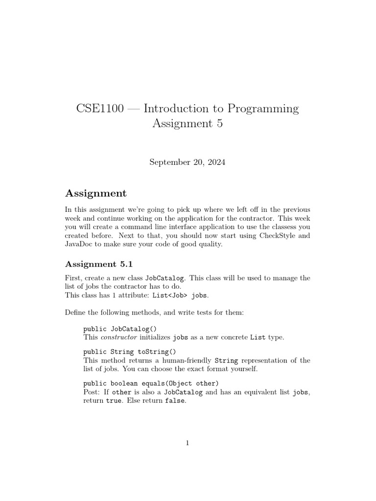Assignment5 (1) M Bofdmo Gmrolpmkep | PDF | Method (Computer Programming) | Constructor (Object ...