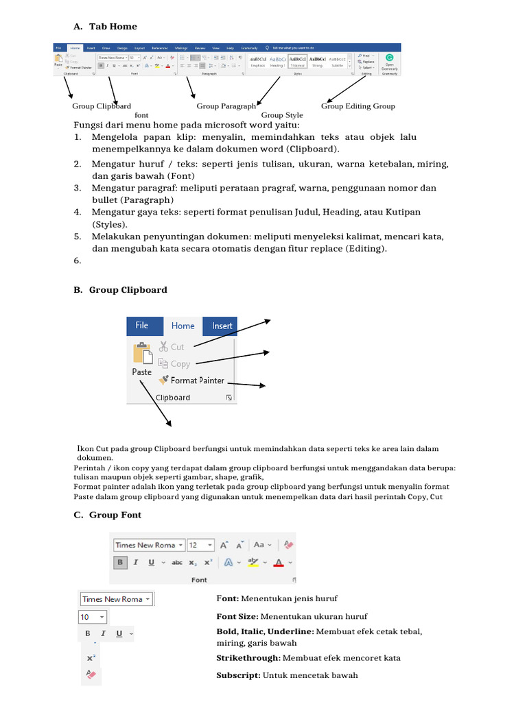 Materi Word Adek | PDF