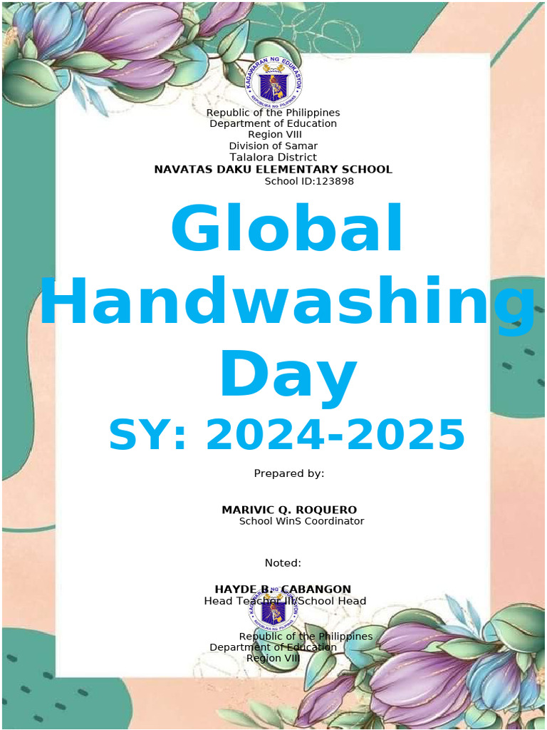 Handwashing Day at Navatas Daku | PDF | Hand Washing | Hygiene