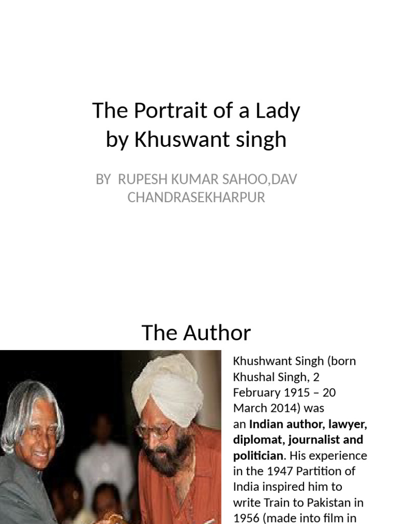 PPT on The Portrait of a Lady | PDF