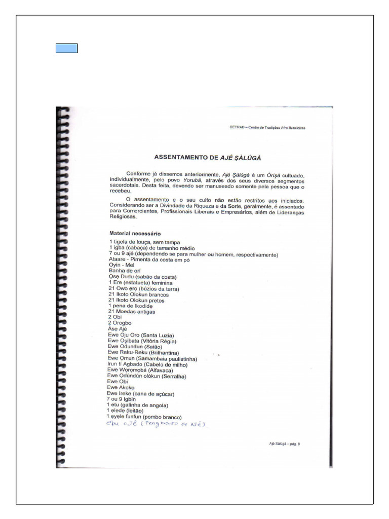 Material Assentamento Aje | PDF