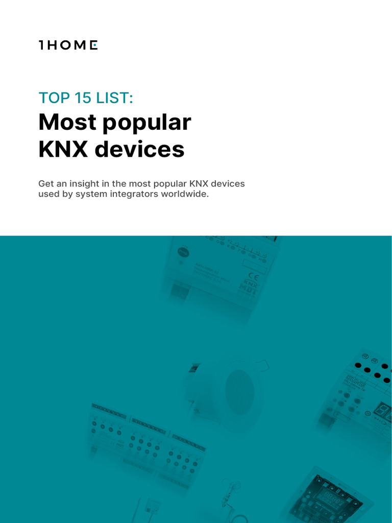 Most Popular KNX Devices EN | PDF | Sensor | Computer Engineering
