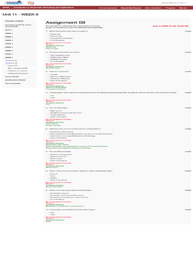 Noc20 Cs01 Assigment 9 | PDF