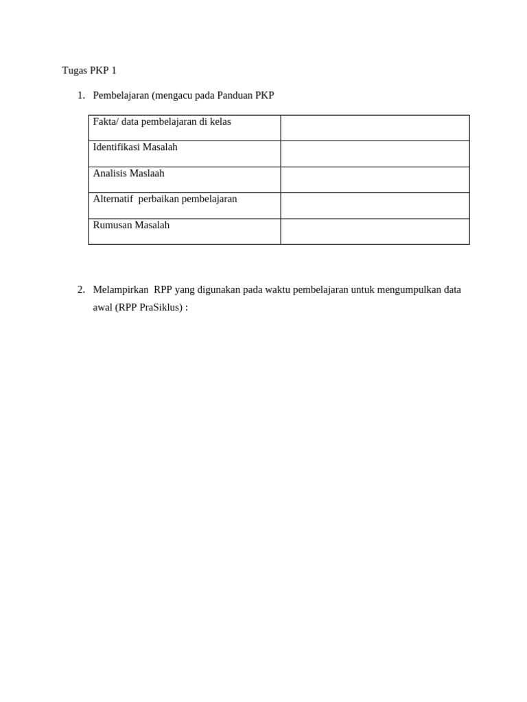 Tugas PKP 1 | PDF