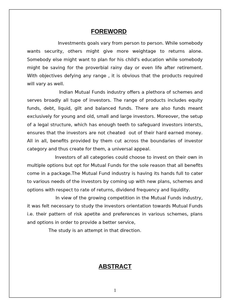 Finance - NFO PROCESS IN MUTUAL FUNDS | PDF | Investing | Securities ...