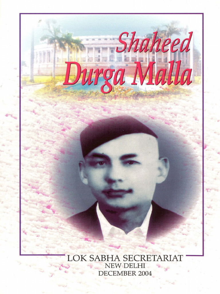Shaheed Durga Malla English | PDF