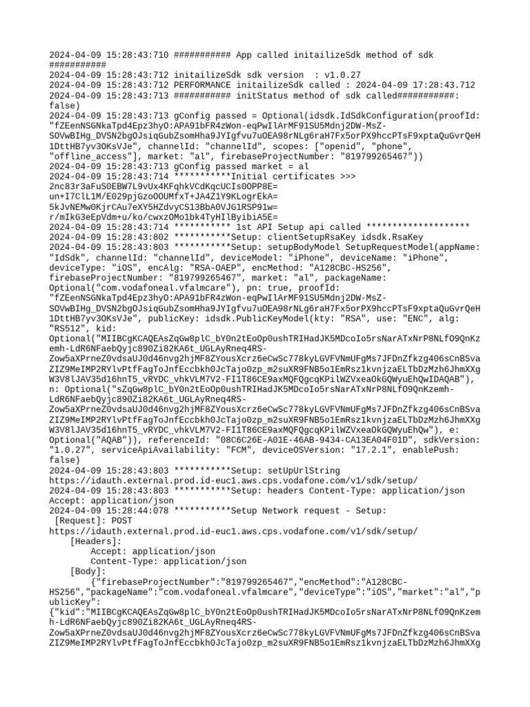 Id Sdk Logs Pdf Secure Communication Espionage Techniques 4749