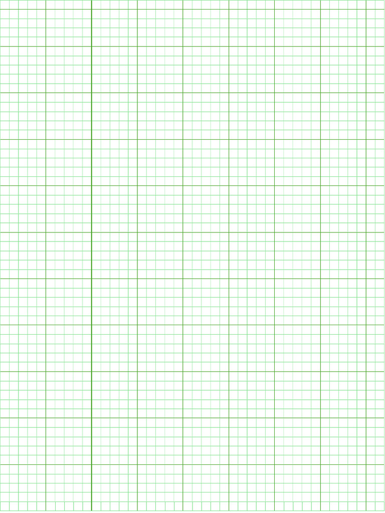 Square Grid Paper (Green With Accent) | PDF