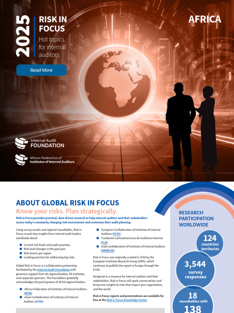 Africa Risk in Focus 2025 Hot Topics | PDF | Internal Audit | Audit