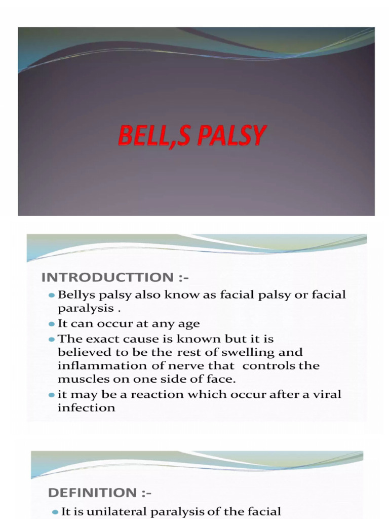 BELL'S PALSY | PDF