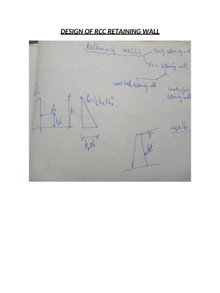 RCC Wall Design | PDF