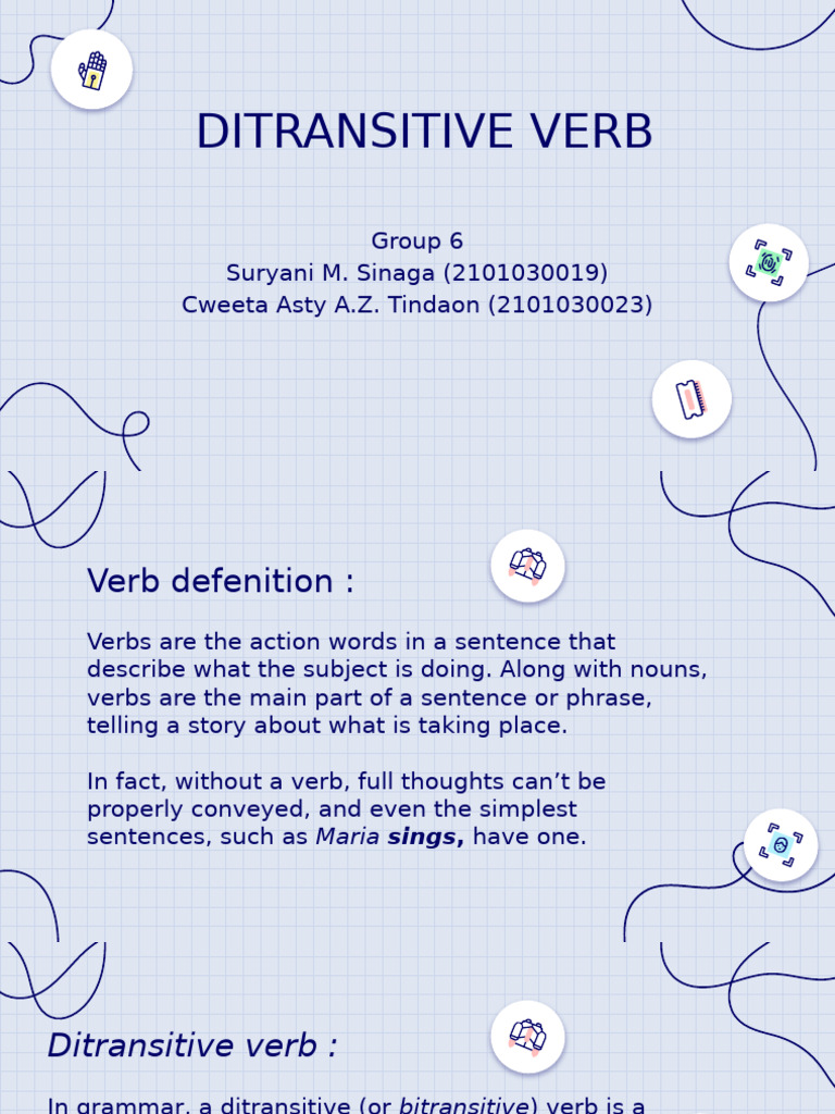 Ditransitive Group 6 | PDF | Language Arts & Discipline