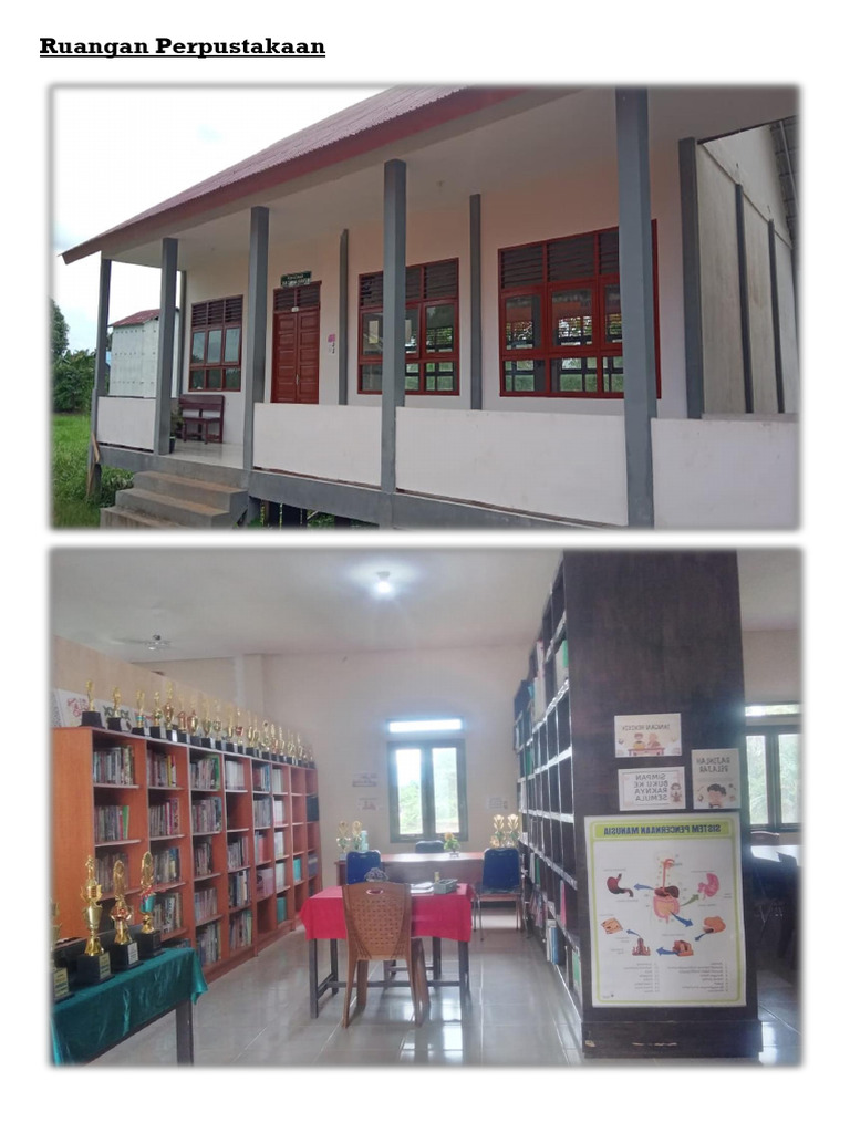 Ruangan Perpustakaan, Salon, WC | PDF