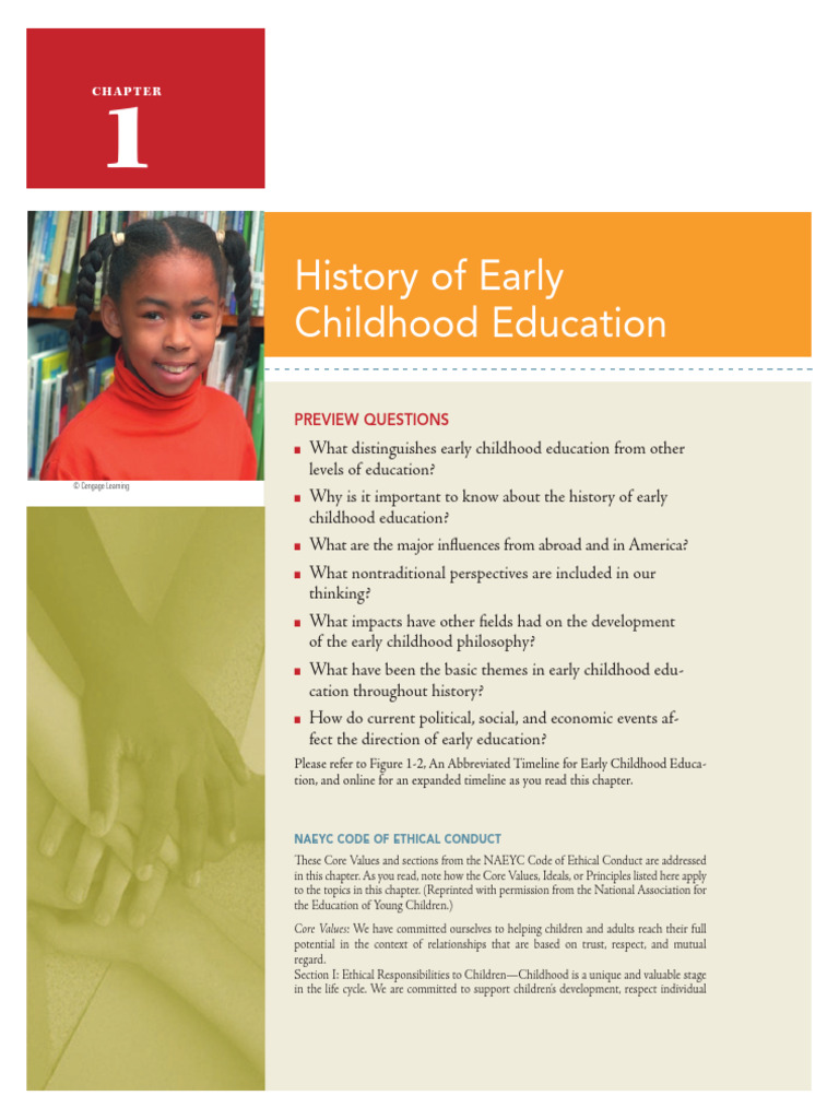 M3 History of Early Childhood | PDF | Preschool | Early Childhood Education