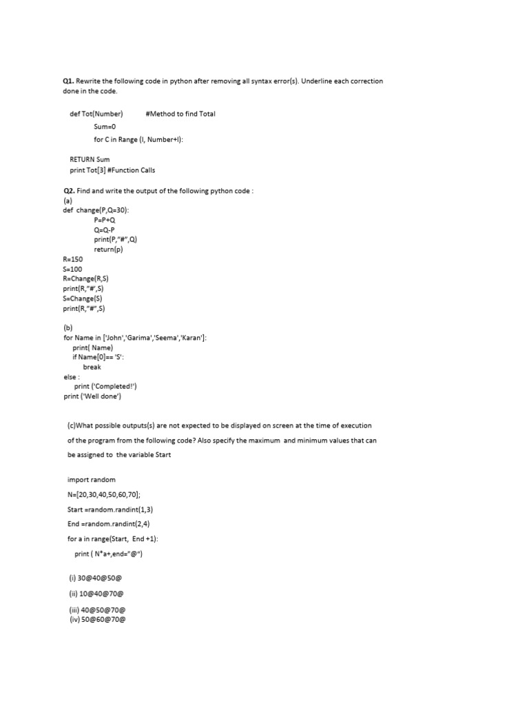 Summer Assign XII 2024-25 | PDF | Python (Programming Language) | Computer Programming