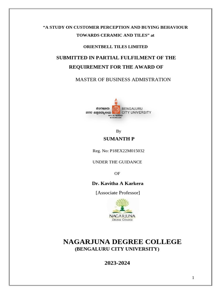 Sumanth FP | PDF | Room | Sampling (Statistics)