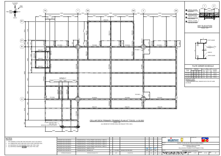 MCB-0005-13CA-S-A03-0006.01-A1 LDV-A PP Topsides Cellar Deck Framing ...