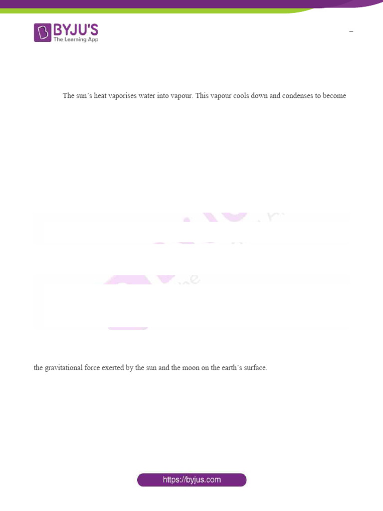 NCERT Class 7 Geography Chapter 5: Water | PDF | Oceans | Water