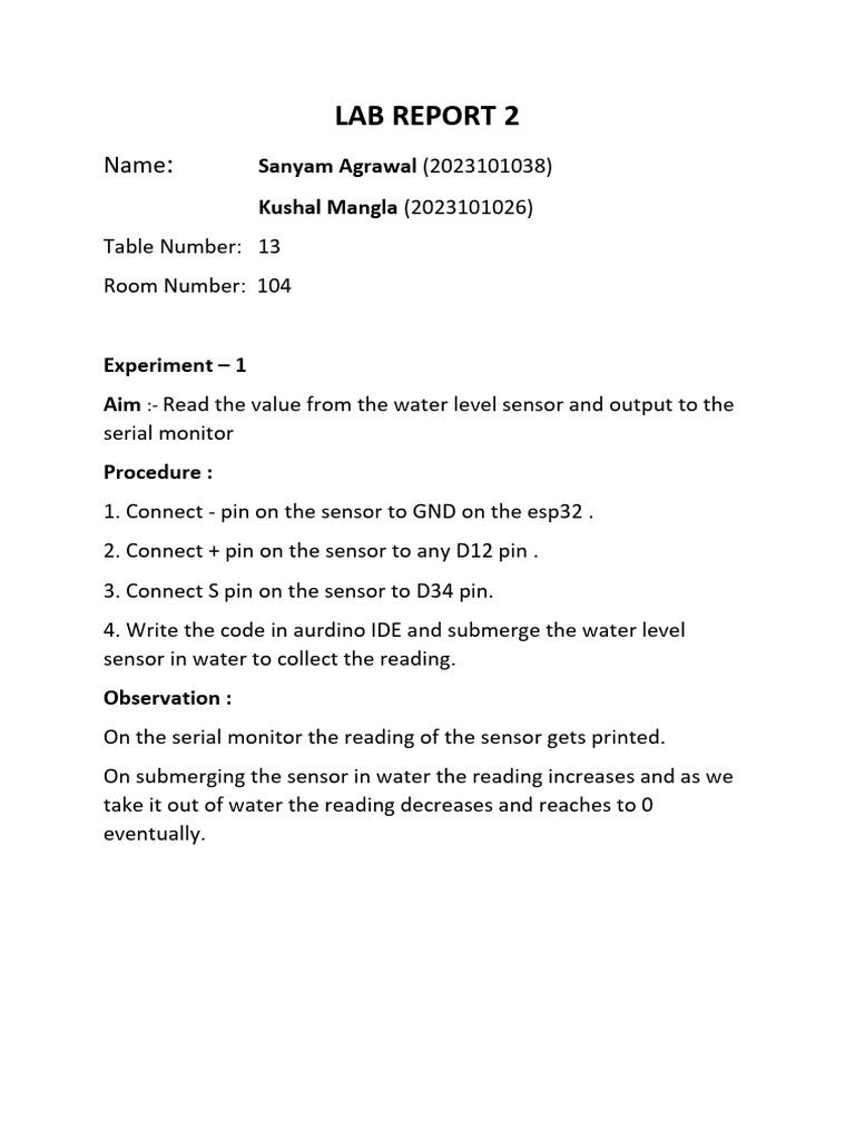 Lab2 Report | PDF | Electromagnetism | Computer Engineering