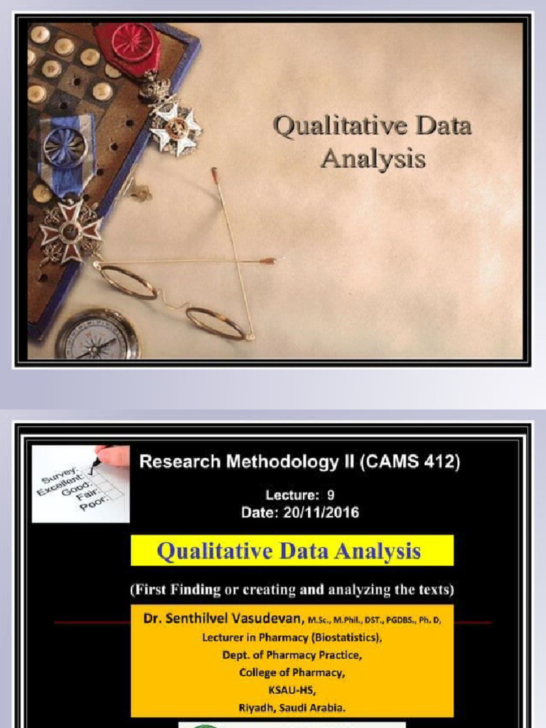 Qualitative Data Analysis | PDF