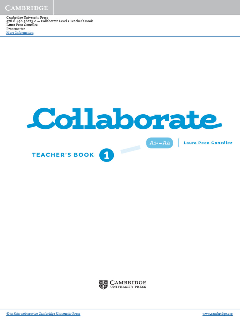 Frontmatter | PDF | Learning | English Language