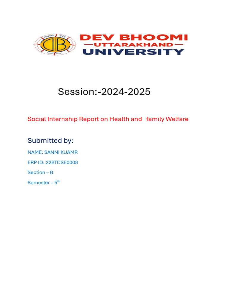 Sanni Kumar Report | PDF | Program Evaluation Sanni Kumar Report | PDF | Program Evaluation