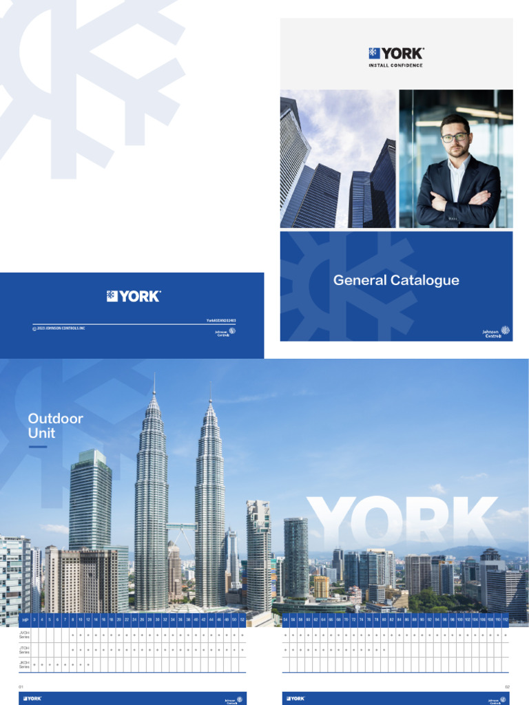York VRF General Catalogue 2023 | PDF | Air Conditioning | Paint