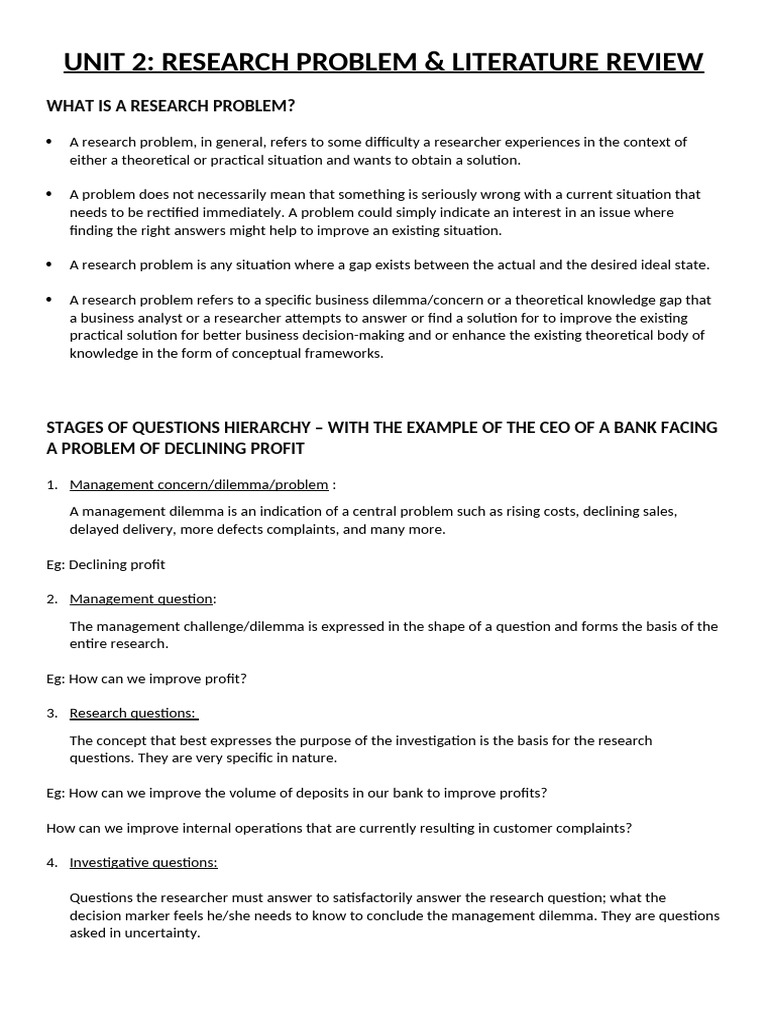Unit 2 Unit 2 RMM (Kishore) | PDF | Level Of Measurement | Hypothesis