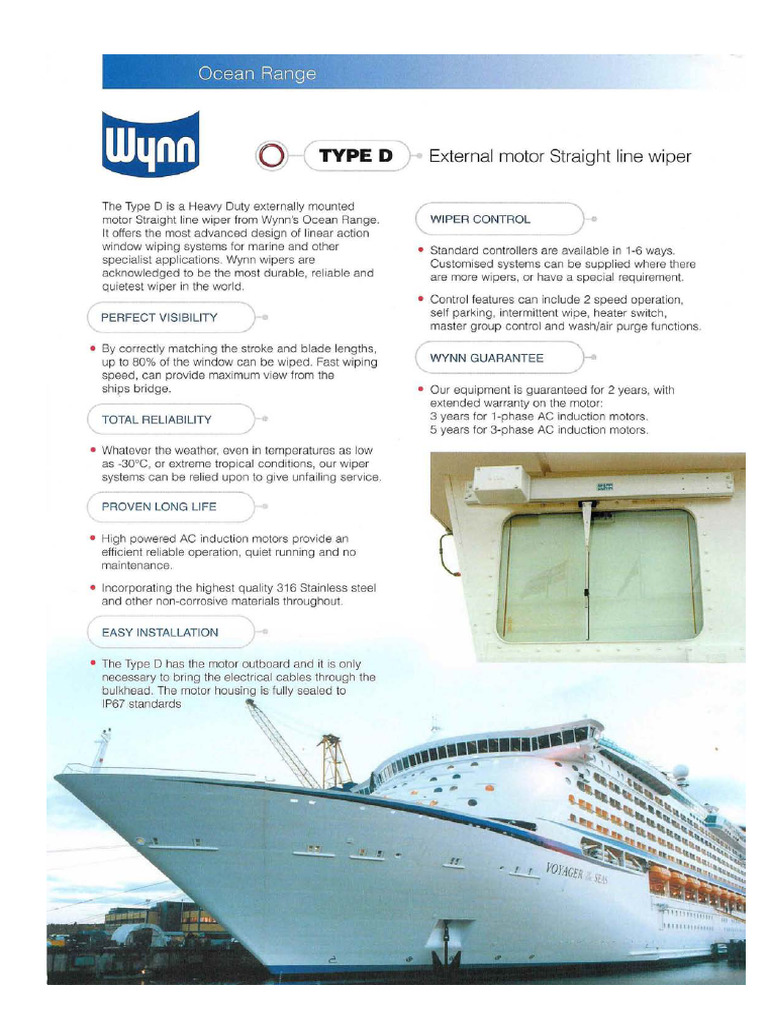 Wynn Wipe Type D Noah | PDF