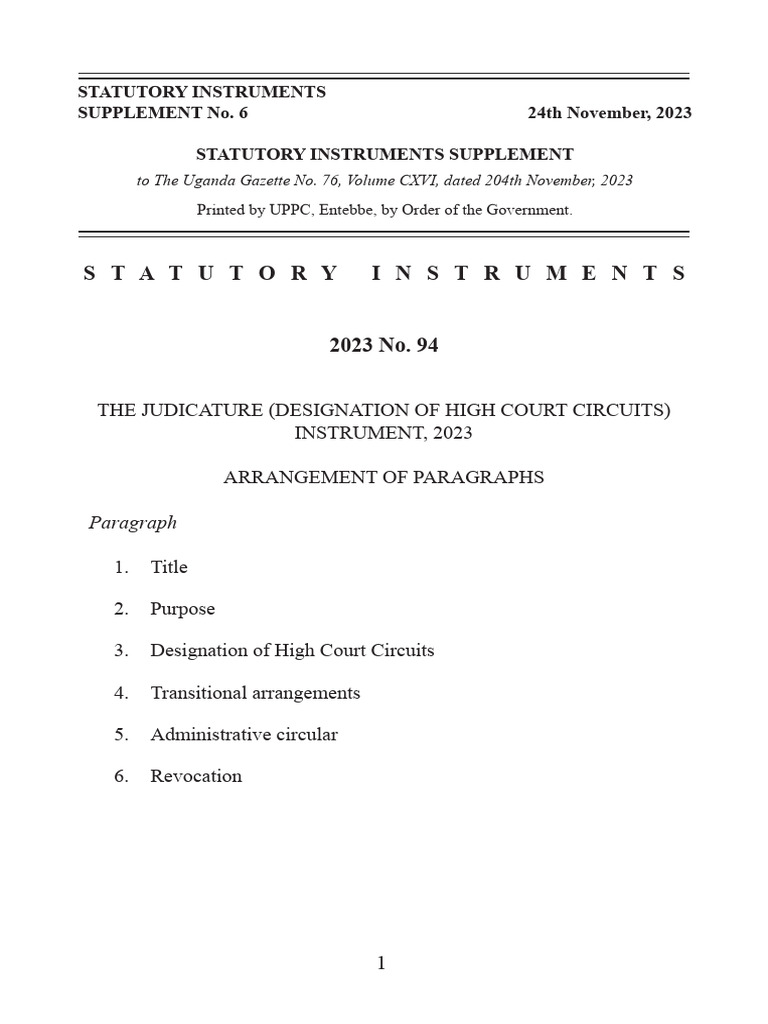 High Court Circuits Designation 2023 | PDF | Judiciaries | Political Law