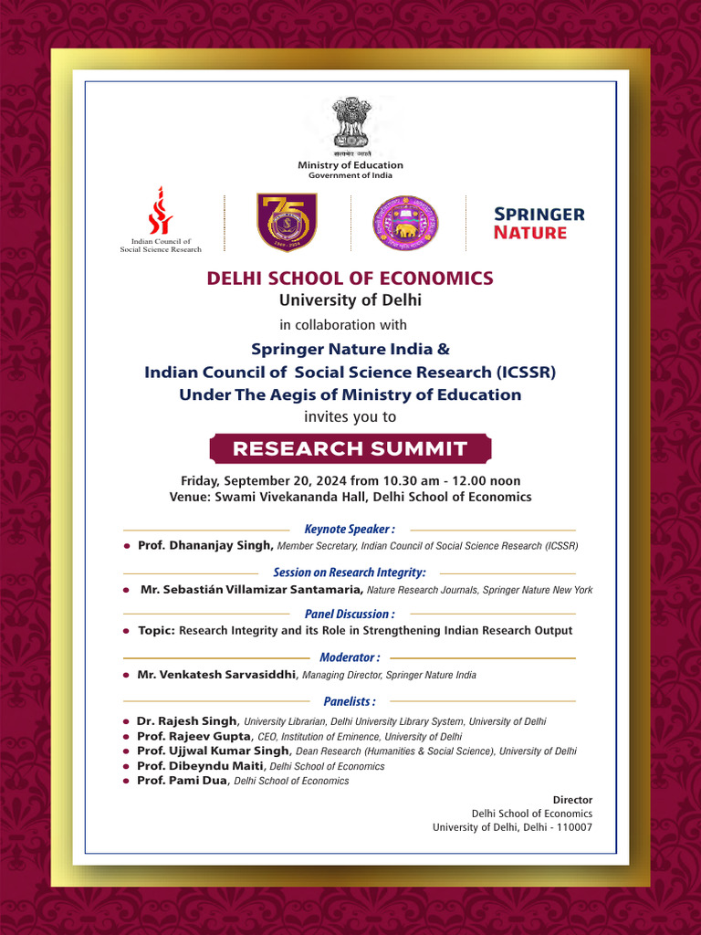 Invitation - Research-Summit DSE 20.09.2024 | PDF