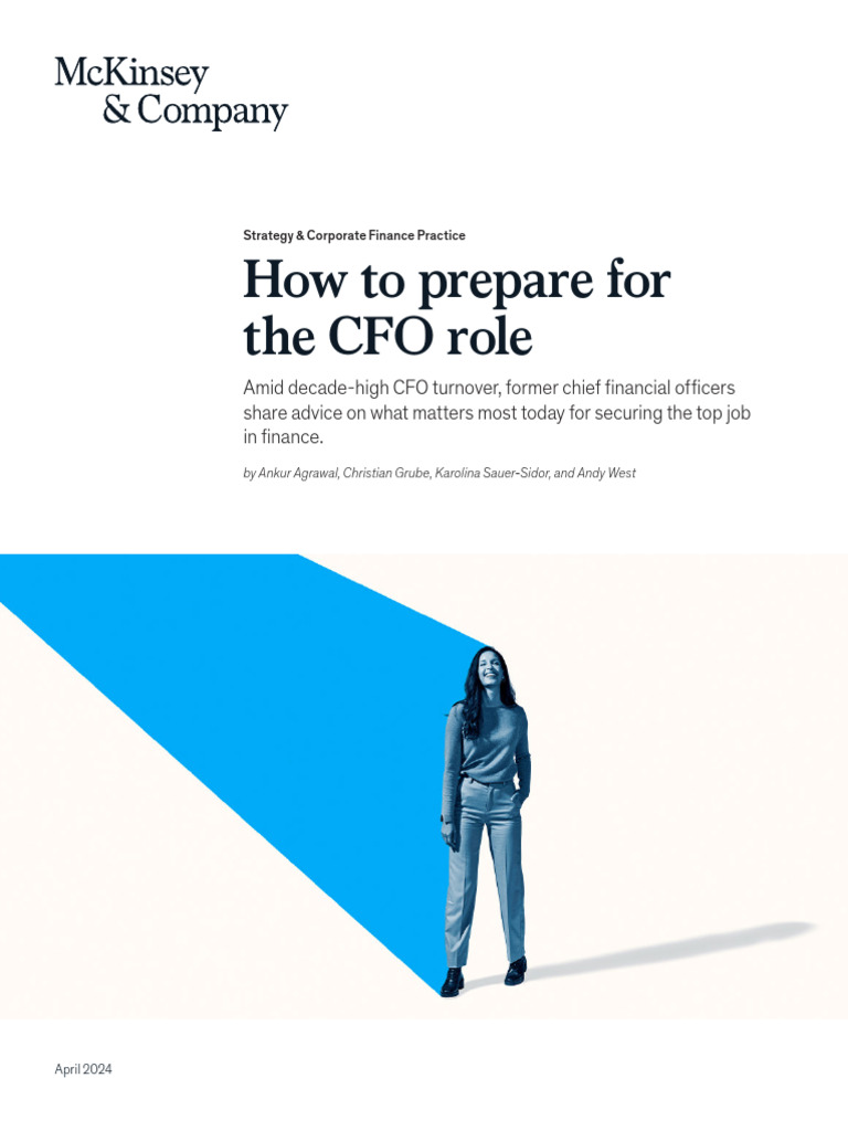 How To Prepare For The CFO Role | PDF | Chief Financial Officer | Business