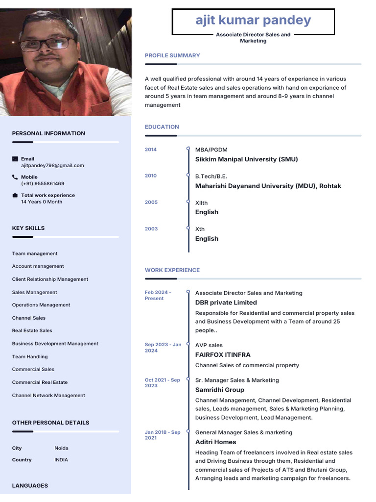 NAUKRI - AJIT - KUMAR - PANDEY - 1728977533870 - Ajit Kumar - 241015 - 130227 | PDF