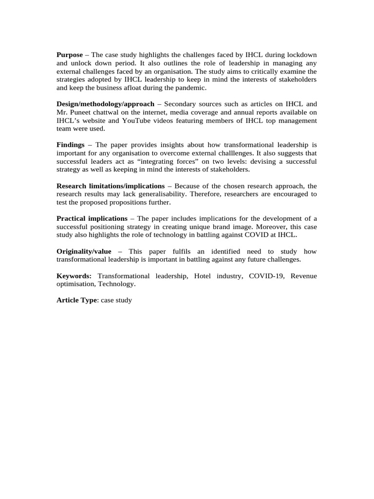 How To Write A Structured Abstract Pdf Business