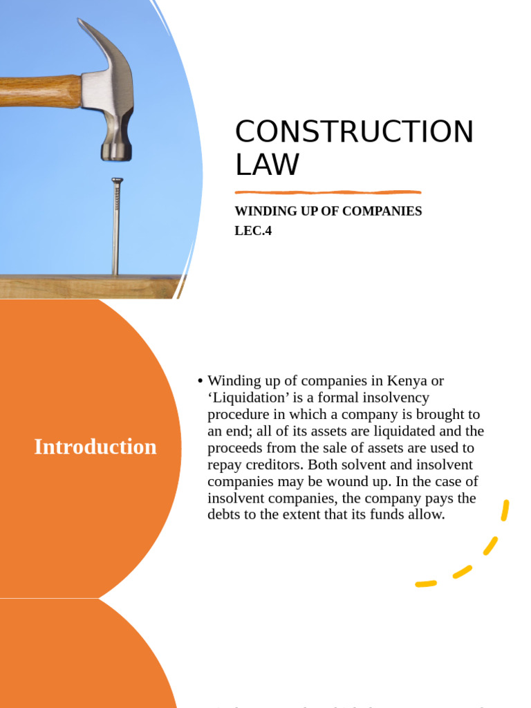 Winding Up Companies in Kenya: A Guide | PDF | Liquidation | Personal ...