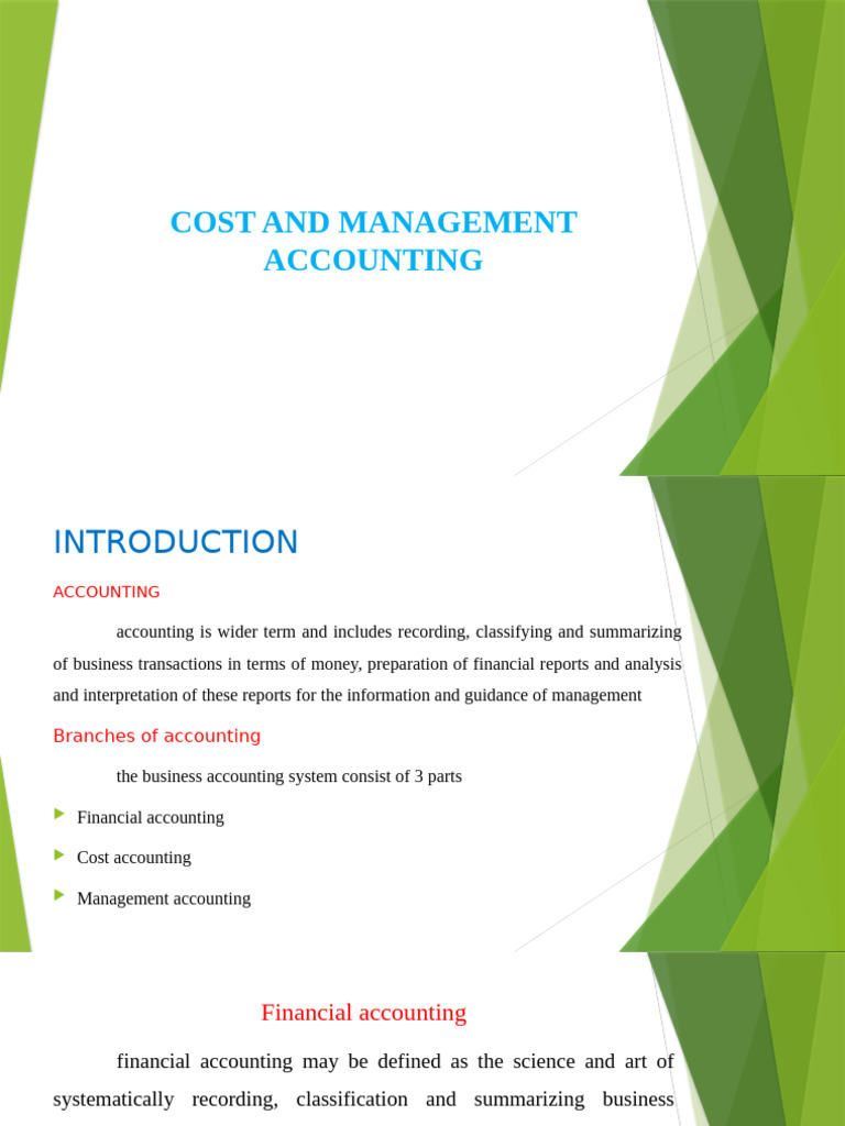 Cost Management Accounting | PDF | Cost Accounting | Expense