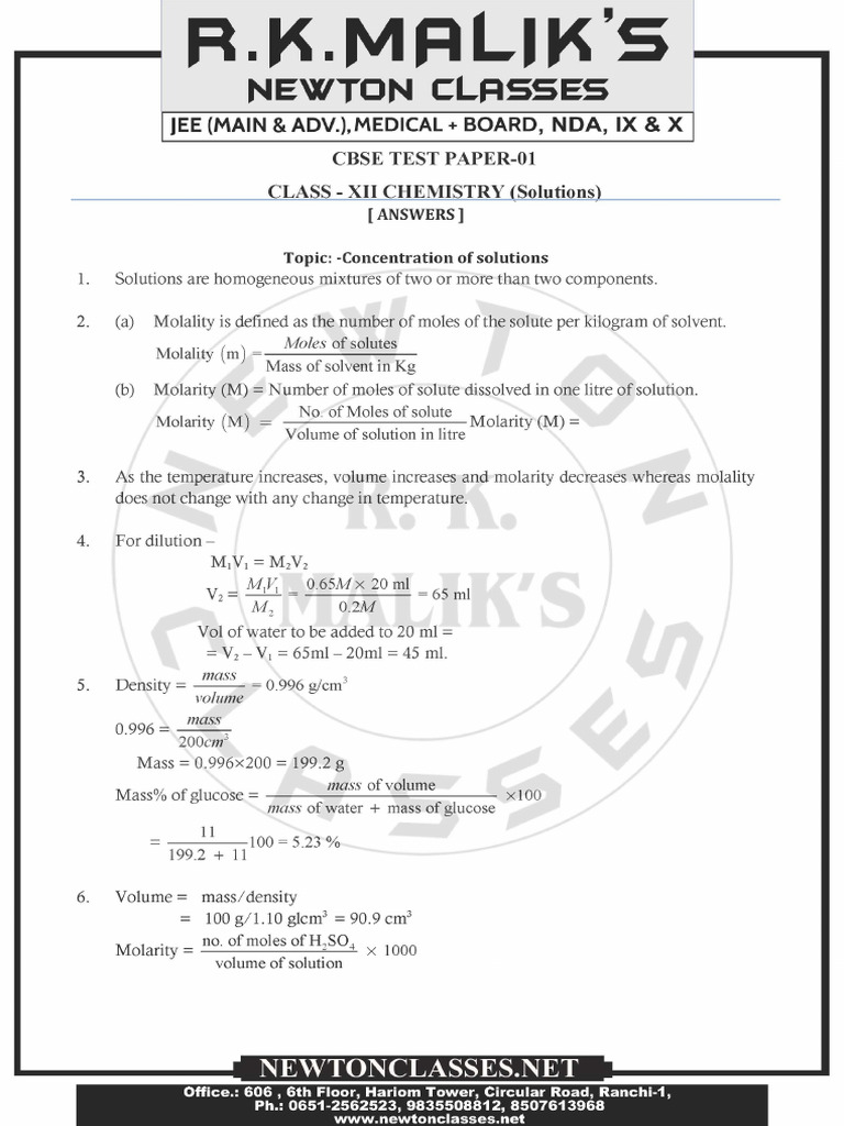SOLUTIONS T1 SOL HH | PDF