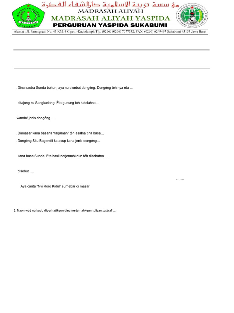 B. Sunda 10 Mifa | PDF | Fiksi Umum