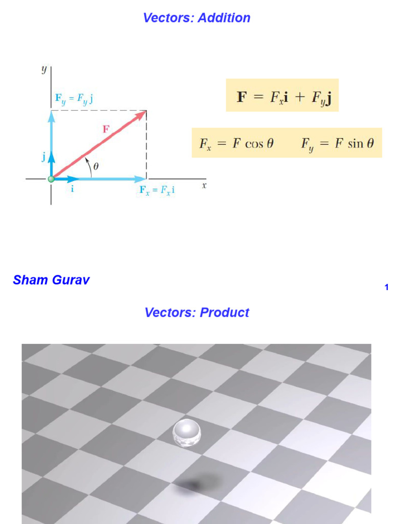 Vectors and Related Problems | PDF
