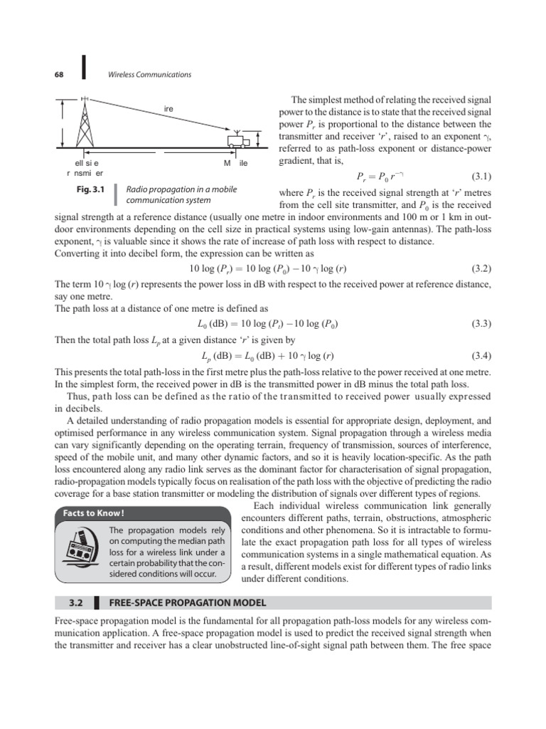 Radio Propagation in A Mobile Communication System: Wireless Communications | PDF | Radio ...