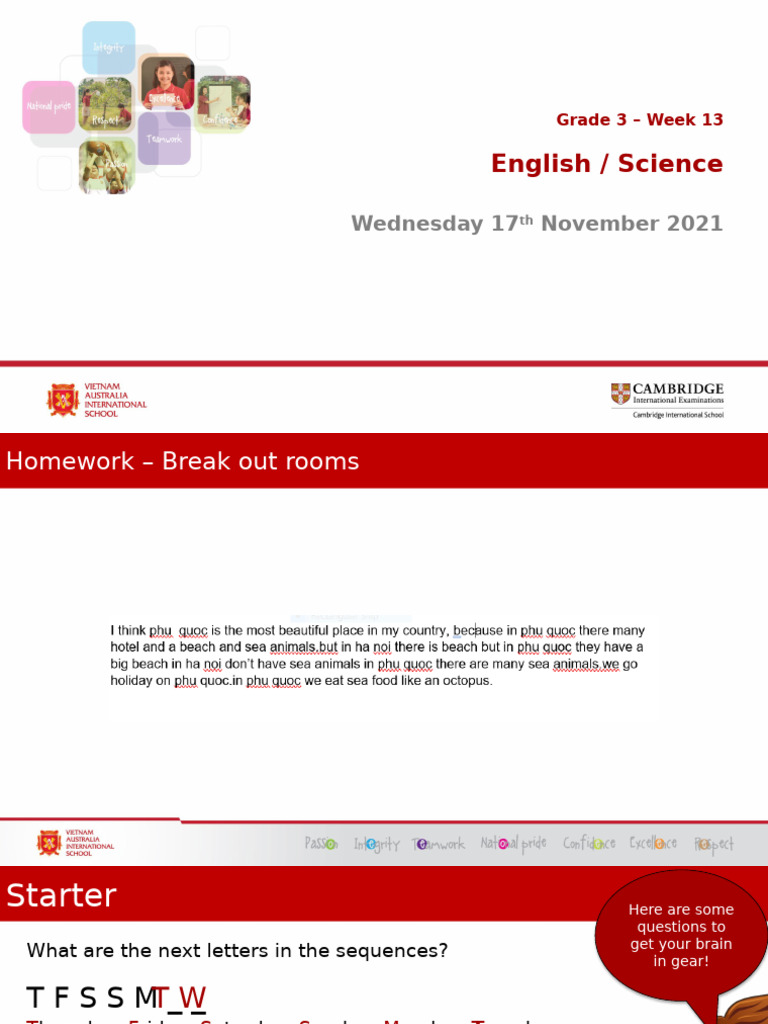 Cap g3 w13 English l3 | PDF