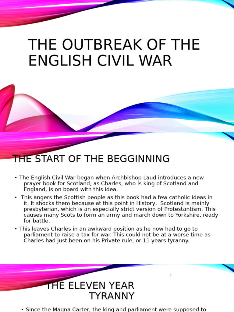 The Outbreak of The English Civil War | PDF | English Civil War | 2nd ...