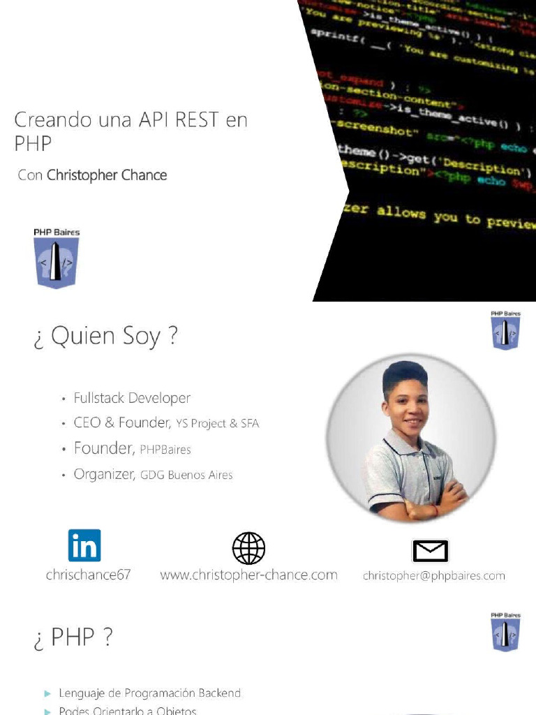 Creando Una API Rest en PHP Phpbaires | PDF