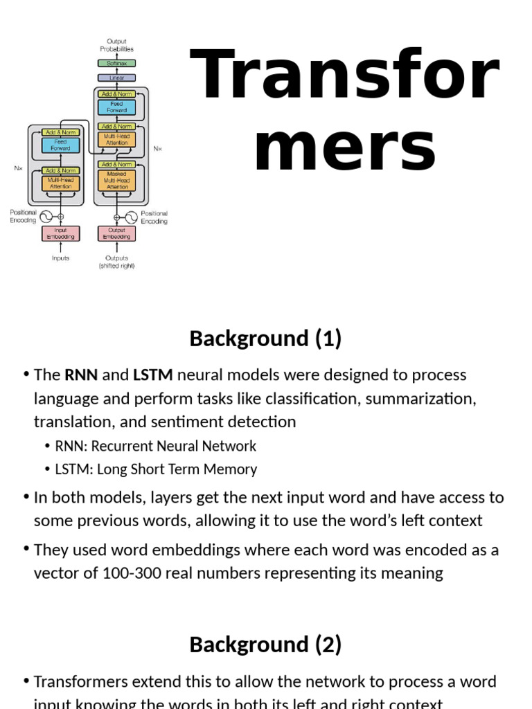 14 04 Transformers | PDF | Artificial Intelligence | Intelligence (AI) & Semantics
