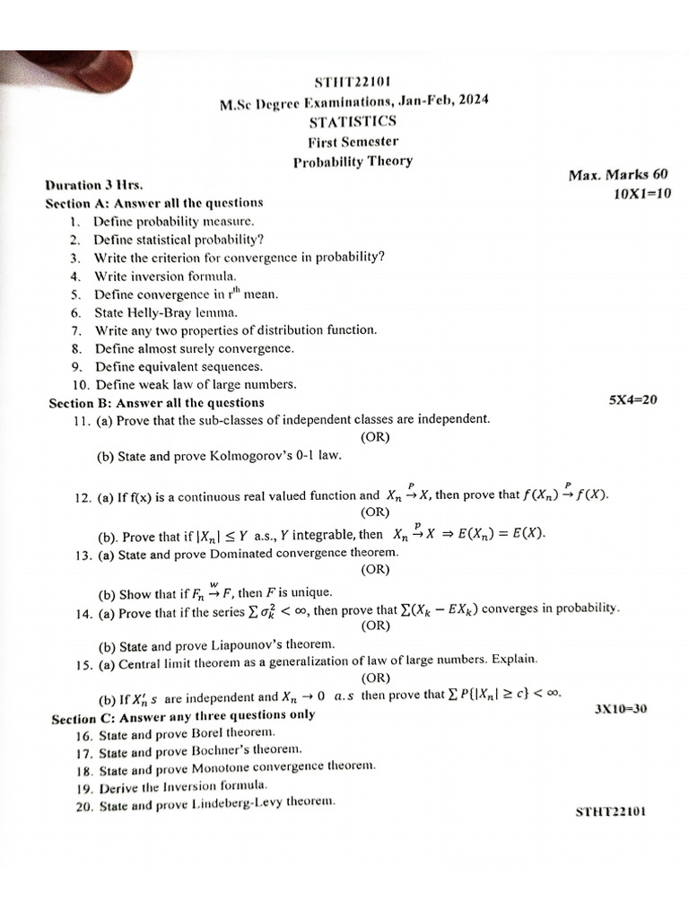 Distribution Theory | PDF