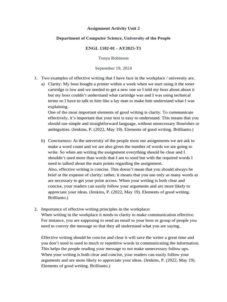 English Composition 2 Unit 2 | PDF | Writing | Cognition