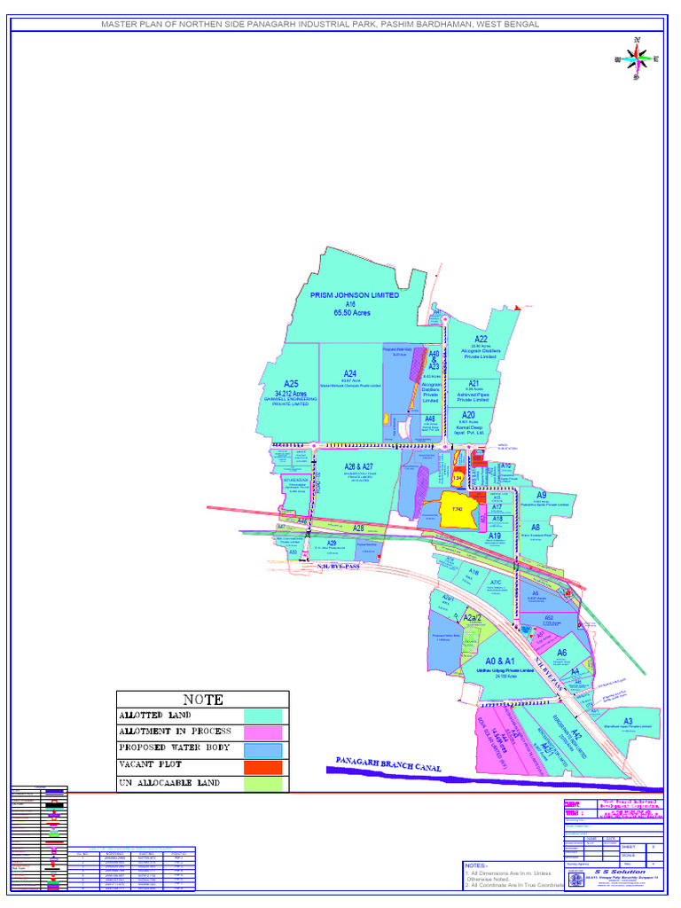 Panagarh Master Plan Northen 2023 | PDF