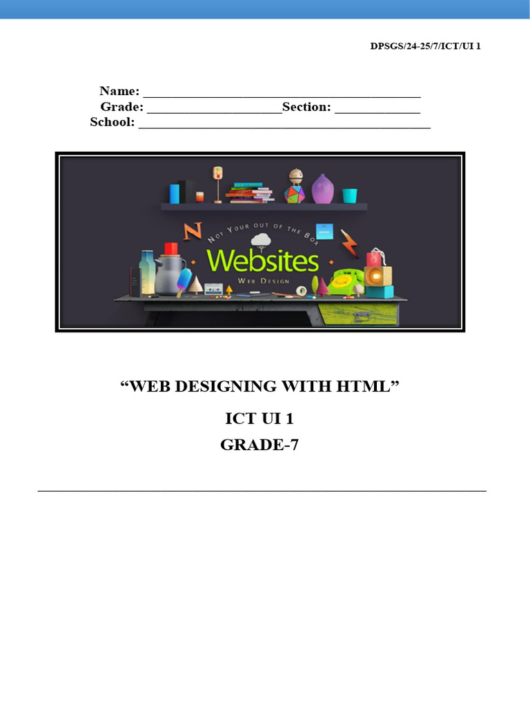 7 - ICT - Refrence Material | PDF | Hyperlink | Html Element
