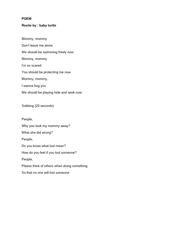 Poem | PDF